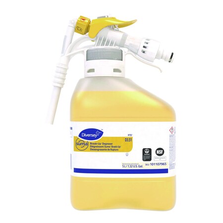 Diversey Suma Break-Up Degreaser D3.51, 5 L Bottle with Sprayer ...