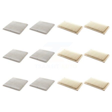 Pur 6x Air + 6x Cabin Filter 12 Total Kit For Toyota Sienna KFL-102676 ...