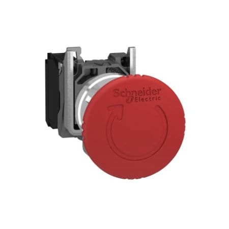 Square D Emergency stop push-button, 10A, 600 V, NEMA NEMA 13, NEMA 4X ...