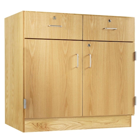 Diversified Spaces Combo Drawer Storage Cabinet, 35 in H, 36 in W, 2 ...