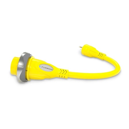 Furrion Plug Adapter, Pigtail, Smart, Yellow FP5515-SY | Zoro