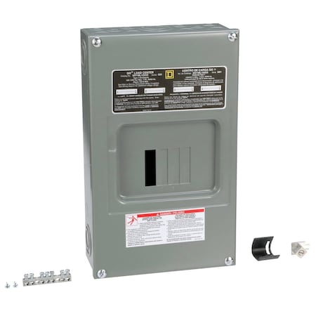 Square D Load Center, 125 Amps, 240V, QO Circuit Breaker Type ...