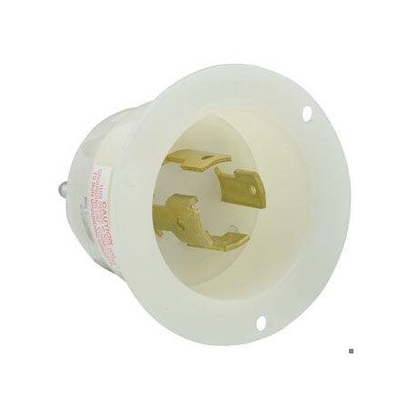 Leviton Flanged Locking Inlet, Non-NEMA, 30 A, 120/208V AC, Three Phase ...