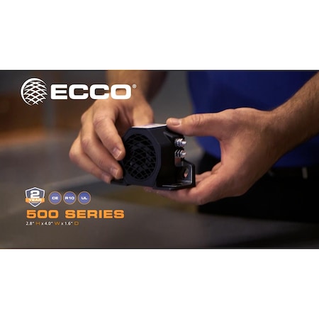 Ecco ALARM, BACK-UP, 107DBA, 12-24VDC, LIGHT DUTY 575 | Zoro