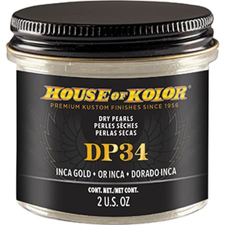 House Of Kolor DP Series Dry Pearl, Inca Gold, 2oz DP34.C01 | Zoro