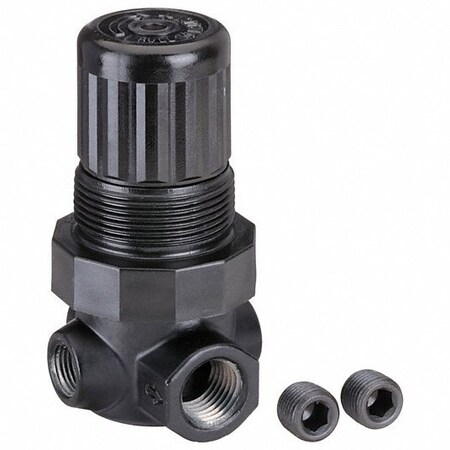 Speedaire Compressed Air Regulator, Aluminum, 1/4 in NPT, 15 cfm, 300 ...