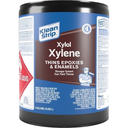 Klean-Strip SOLVENT XYLOL XYLENE LIQ 5GAL CXY24 | Zoro
