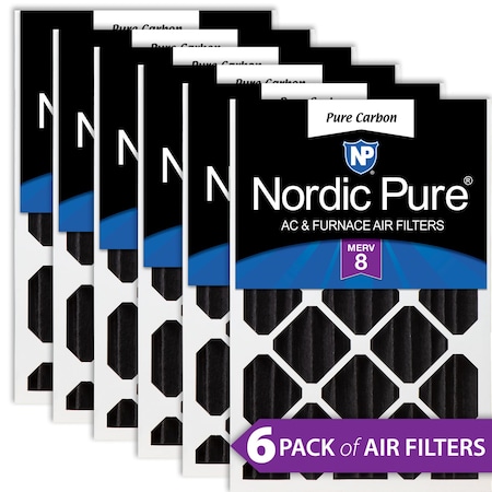 Nordic Pure 20x25x4 Furnace Air Filter, MERV 8, Non-woven Polyester W ...