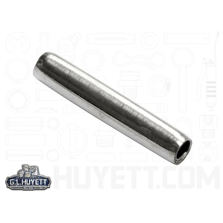 Huyett Coiled Spring Pin, Standard Duty, Nickel Plated 302/304 SS, 0. ...