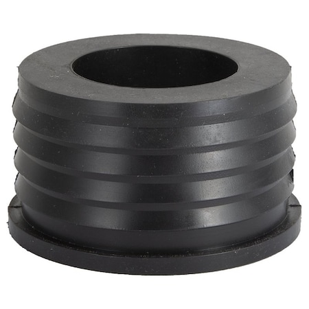 Prosource Hub Donut, 3 x 2 in, Compression, PVC, Black 33U-205 | Zoro