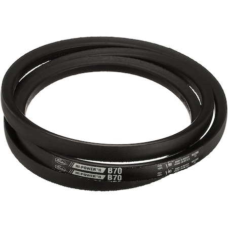 Gates Hi-Power II Classical Section Wrapped V-Belt B70 | Zoro