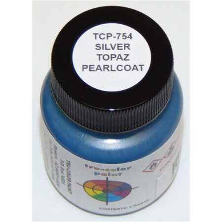 True Color Paint High Gloss Silver Topaz Pearlescent Paint TCP754 | Zoro