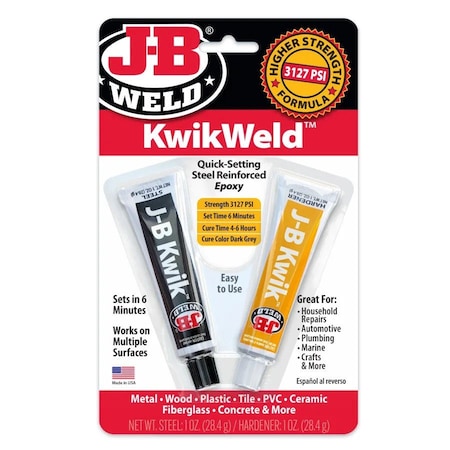 J-B Weld Kwik Weld Welding Compound. JBW8276 | Zoro
