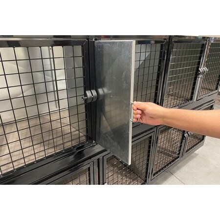 K9 Kennel Store Quick N Clean Galvanized Cage Bank 1 or 2 Units ...