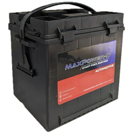 Maxpower-D 12V 540 CCA Maintenance-Free Auto Battery Group 26 526MF | Zoro