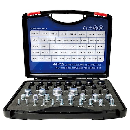 Hhip 44 Piece #61in & M3M24 Metric Thread Detective Set 4901-0036 | Zoro