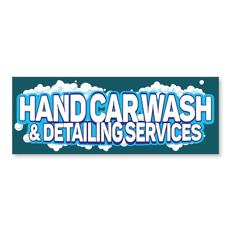 Signmission Hand Car Wash, 24 Inch, Decal D-24-30388 | Zoro