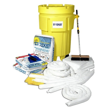 Stardust Spill Products Wheeled Spill Kit, 48 gal Volume Absorbed per ...