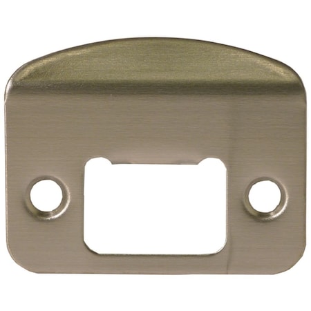 Pamex Full Lip Round Corner Strike 2-1/4 x 1-3/4 Satin Stainless Finish ...