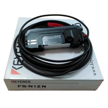 Keyence Fiber Optic Sensor, Fiber Amplifier, Cable, Expansion Unit, NPN FS-N12N | Zoro