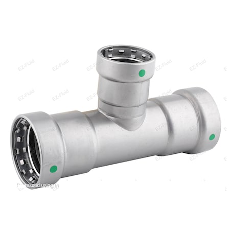 Ez-Fluid 2 X 2 X 1/2 Carbon Steel Mega Press Type X P PRESS TEE REDUCER ...