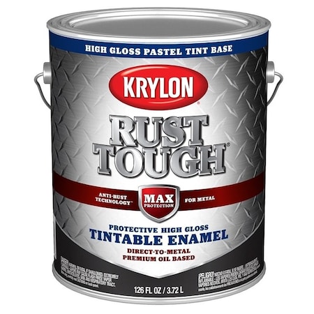 Krylon Rust Tough Enamel Paint, Gloss Sheen, Pastel, 1 gal, 400 sq-ft ...
