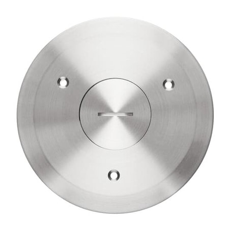 Carlon Electrical Box Cover, Round, Stainless Steel E97SSG | Zoro