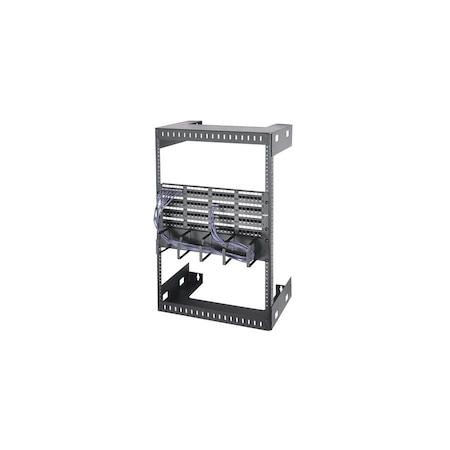 Middle Atlantic Wall Mount Rack 8 Space, 18" D WM-8-18 | Zoro
