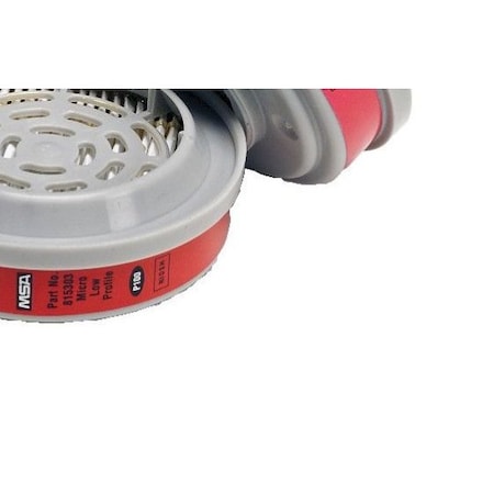 MSA Filter, Bayonet, P100, Magenta, 2 PK, NIOSH 42 CFR 84 (815369) | Zoro