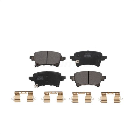 Positive Plus Rear Semi-Metallic Disc Brake Pads For Jeep Gladiator ...