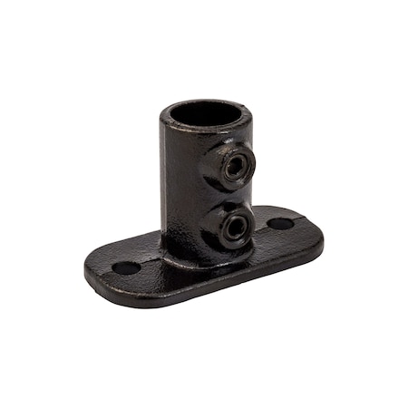 Steeltek Black 3/8-in Standard Rail Flange 683-202HC | Zoro