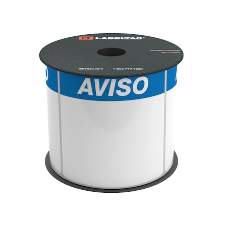 Labeltac LabelTac 4 and Pro Model Aviso, Notice Die-Cut Label Roll 4in ...