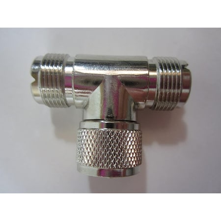 Proplus Bandit Dual Cable T Connector - PL-259 to SO-239 PR1592881 | Zoro