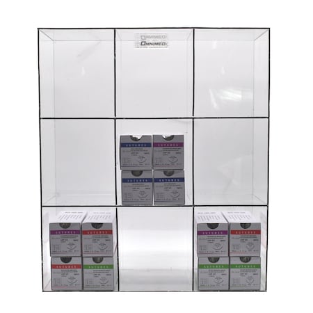 Omnimed Impact Resistant Wall Mounted Suture Rack (Triple Tier) 304102 ...