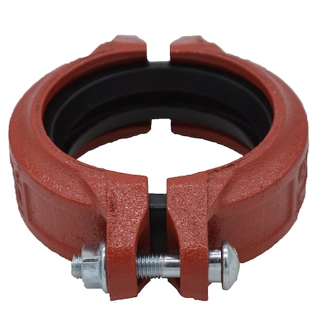 Industrial Choice Groove Coupling Flexible Red Painted EPDM 10 inch GV ...
