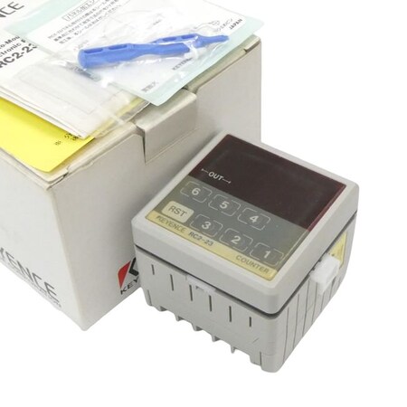 Keyence LCD Display Electronic Preset Counter, 72mm 6-Digit 7-Segment ...