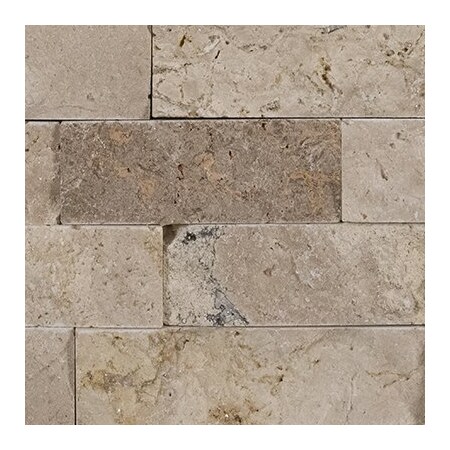 Msi Roman Beige Ledger Panel SAMPLE Travertine Wall Tile ZOR-PNL-0090 ...