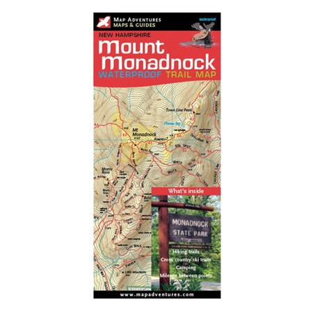 Better Than A Brand New Hampshire Mount Monadnock Waterproof Trail Map ...