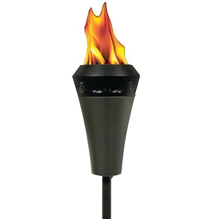 Tiki Flame Torch, 66 in H, Metal 1111033 | Zoro