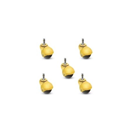 Shepherd Hardware 2'' Spherical Ball Caster, 7/16'' x 7/8'' Grip Ring ...