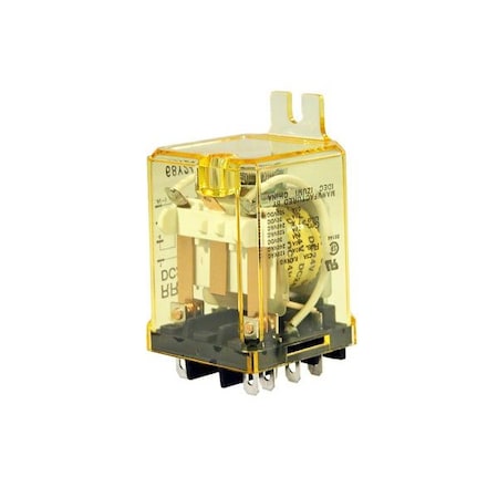 Idec Relay SideMount DPDT 10A 12VDC RR2BA-USDC12V | Zoro