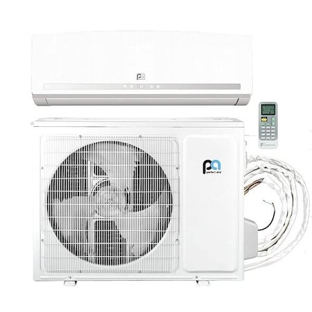 Perfect Aire Mini-Split Air Handler/Condenser, 115V AC 3PAMSHQC12 | Zoro