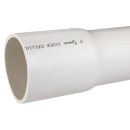 Genova Pipe, 3 in, 20 ft L, SCH 40 Schedule 51133 | Zoro