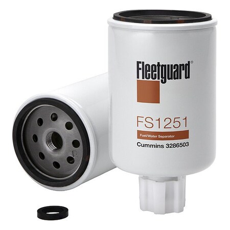 Fleetguard Fuel Separator Spin On Stratapore FS1251 | Zoro