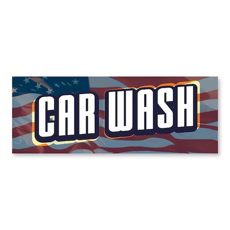 Signmission Car Wash, 12 Inch, Decal D-12-30354 | Zoro