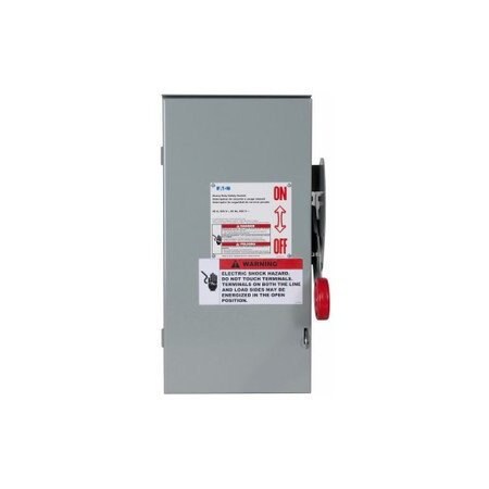 Eaton Safety Switches DH 1P 30A 600V 50/60Hz 1Ph Fusible 2Wire EA NEMA ...