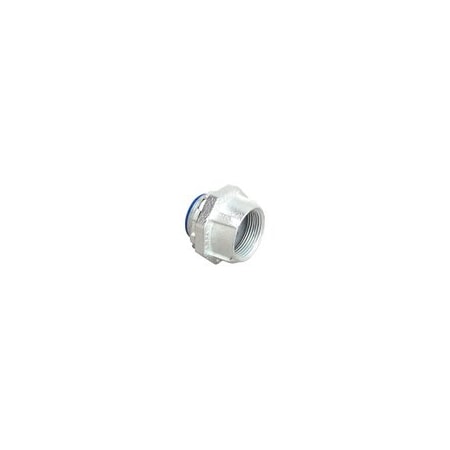 Abb Conduit Fitting Threaded, Steel, Electro Zinc Plated 371 | Zoro