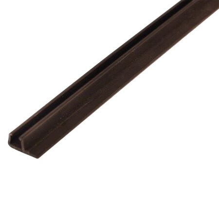 Overtime 96 in. Ininternalin Ceiling Slide Track, Brown OV2473439 | Zoro