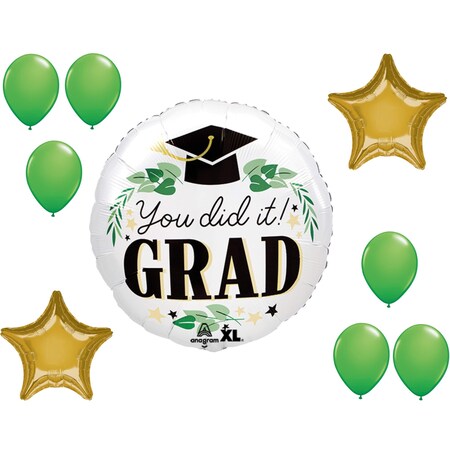Loonballoon Graduation Grad Theme Balloon Set, Standard You Did It ...