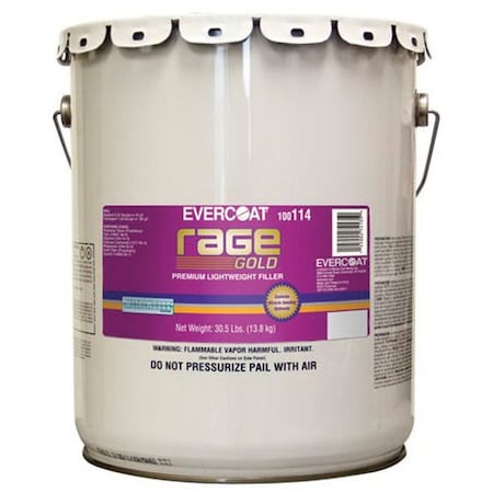 Evercoat Rage Gold Lightweight Premium Body Filler, 5 gallon Pail ...